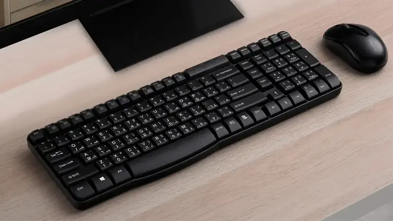 کیبورد بی‌سیم رپو Rapoo X1800s به همراه ماوس